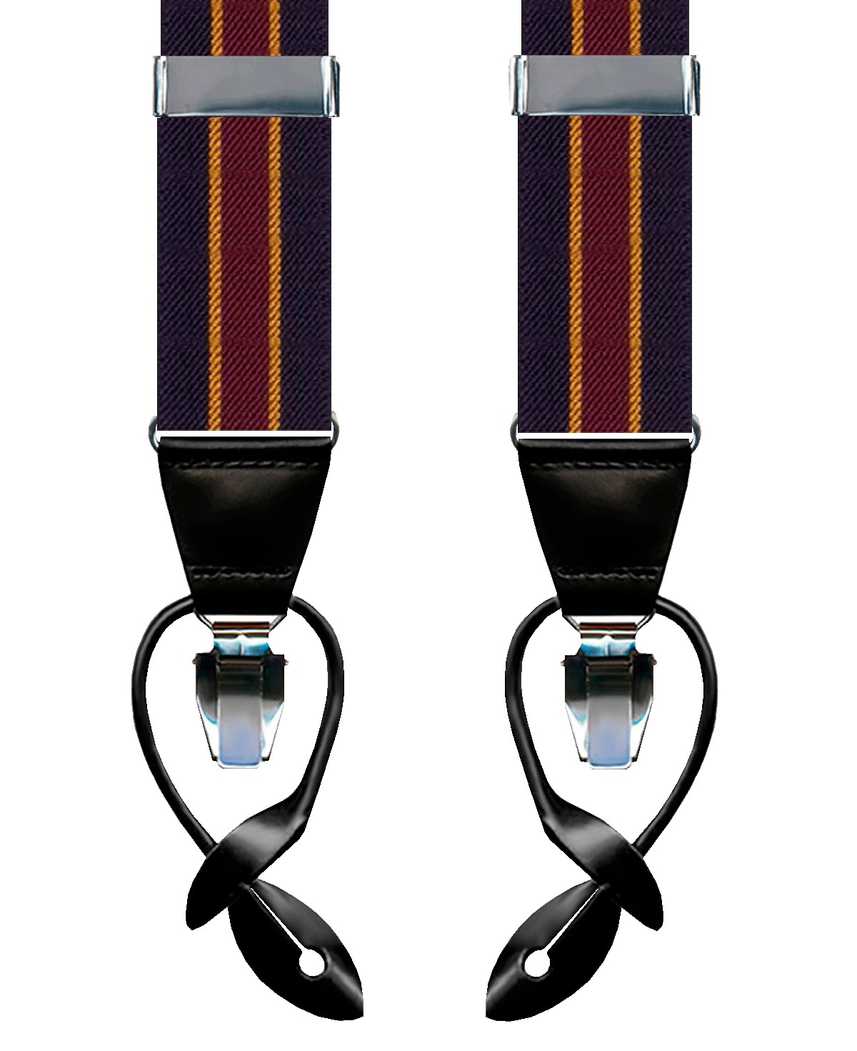 Leyva men braces with maroon stripe